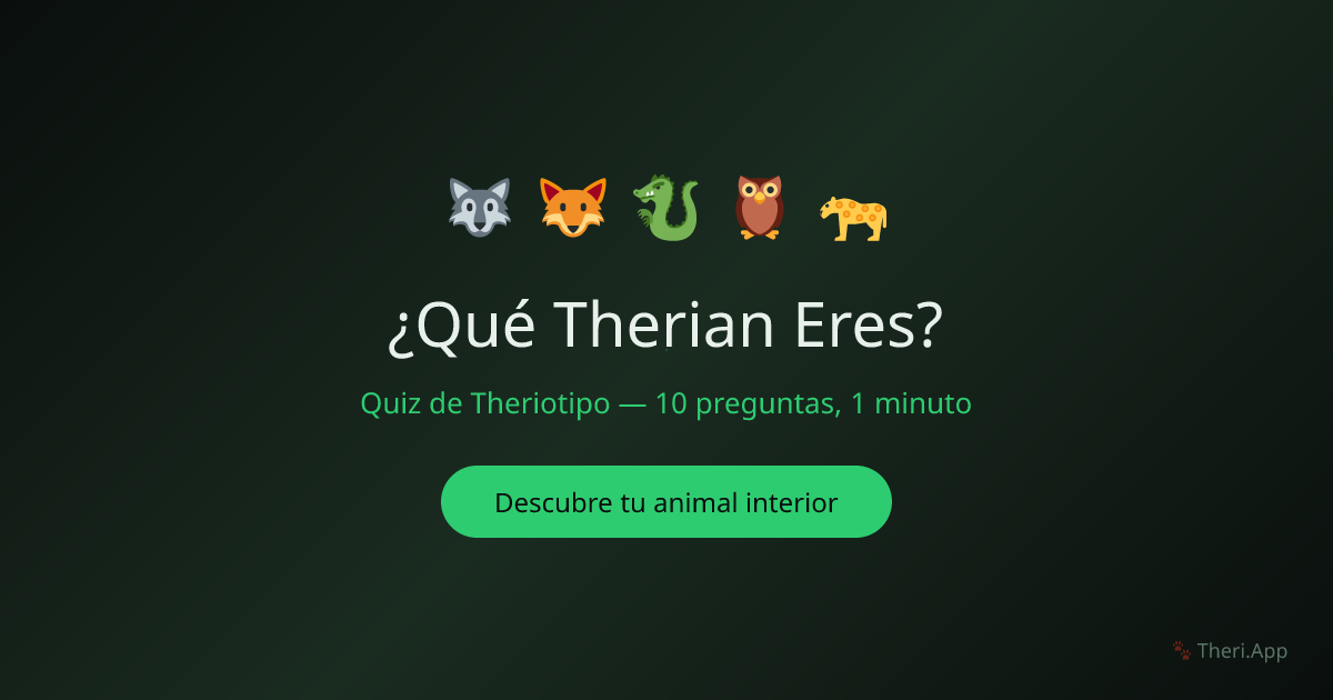 What Therian Are You? — Theriotype Quiz | Theri.App